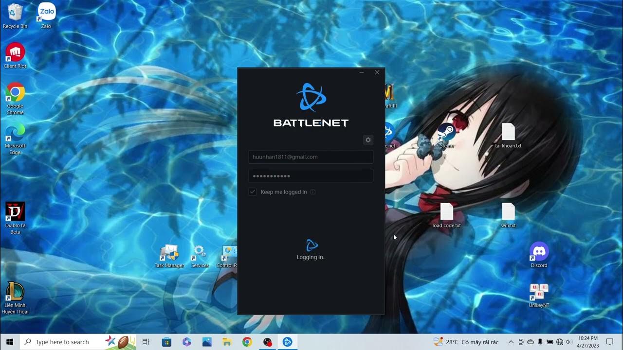 Sửa lỗi không thể đăng nhập battle net - YouTube