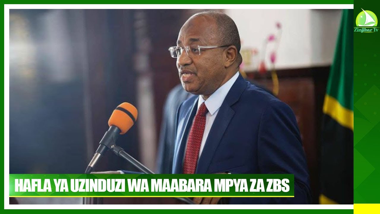 🔴 #LIVE : HAFLA YA UZINDUZI WA MAABARA MPYA ZA ZBS - YouTube