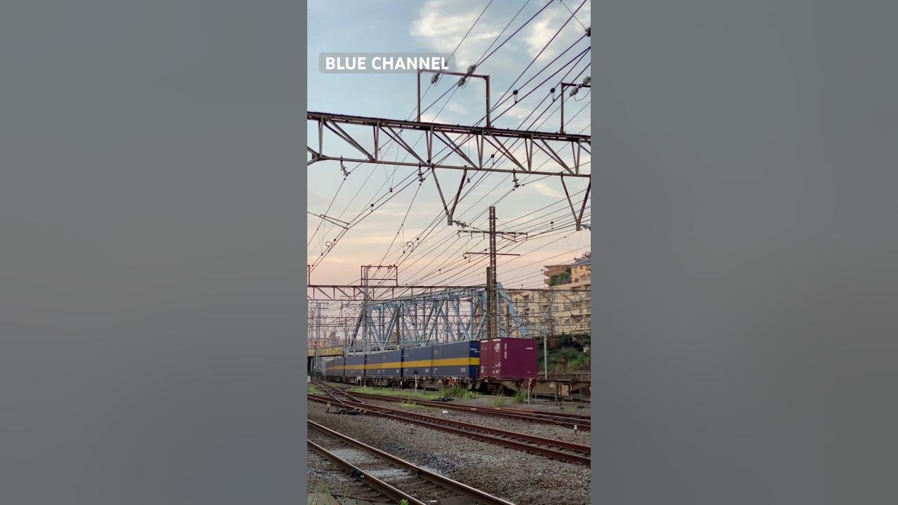 (貨物列車) 2023/07/19 2058レ EF210-164 + コキ20B カンガルーライナーSS60 (吹田タ〜陸前山王) #Shorts - YouTube