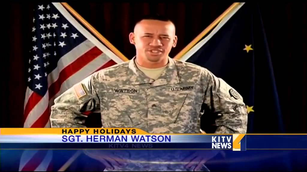 Military Greeting: Sgt. Herman Watson - YouTube