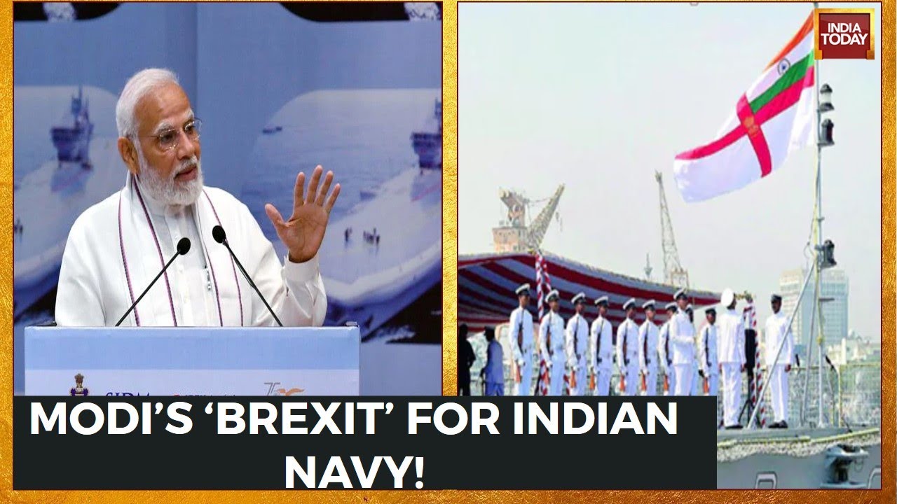 PM Modi To Unveil New Indian Navy Ensign On September 2, Aim To Shed ...