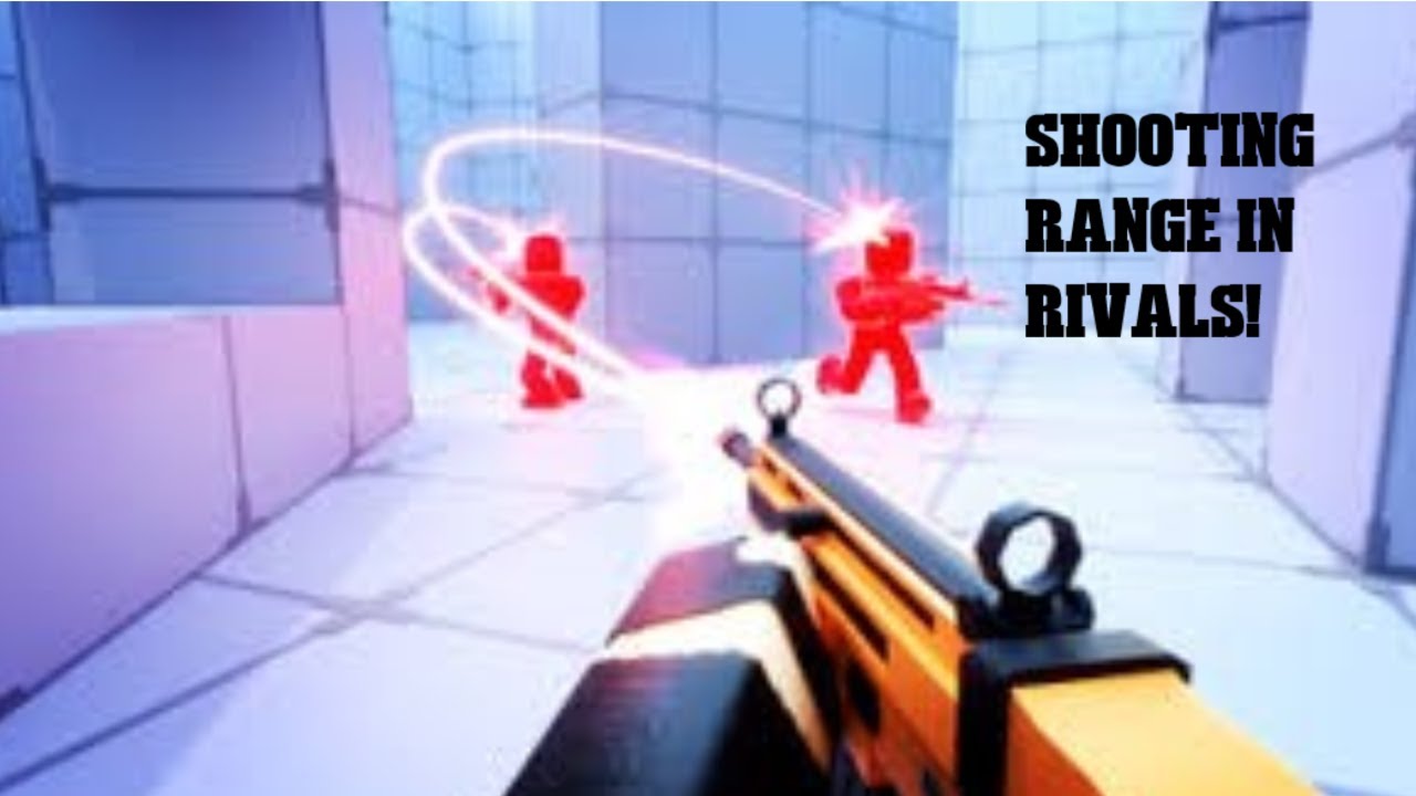 I played SHOOTING RANGE in Roblox Rivals! I was bored so that I played ...