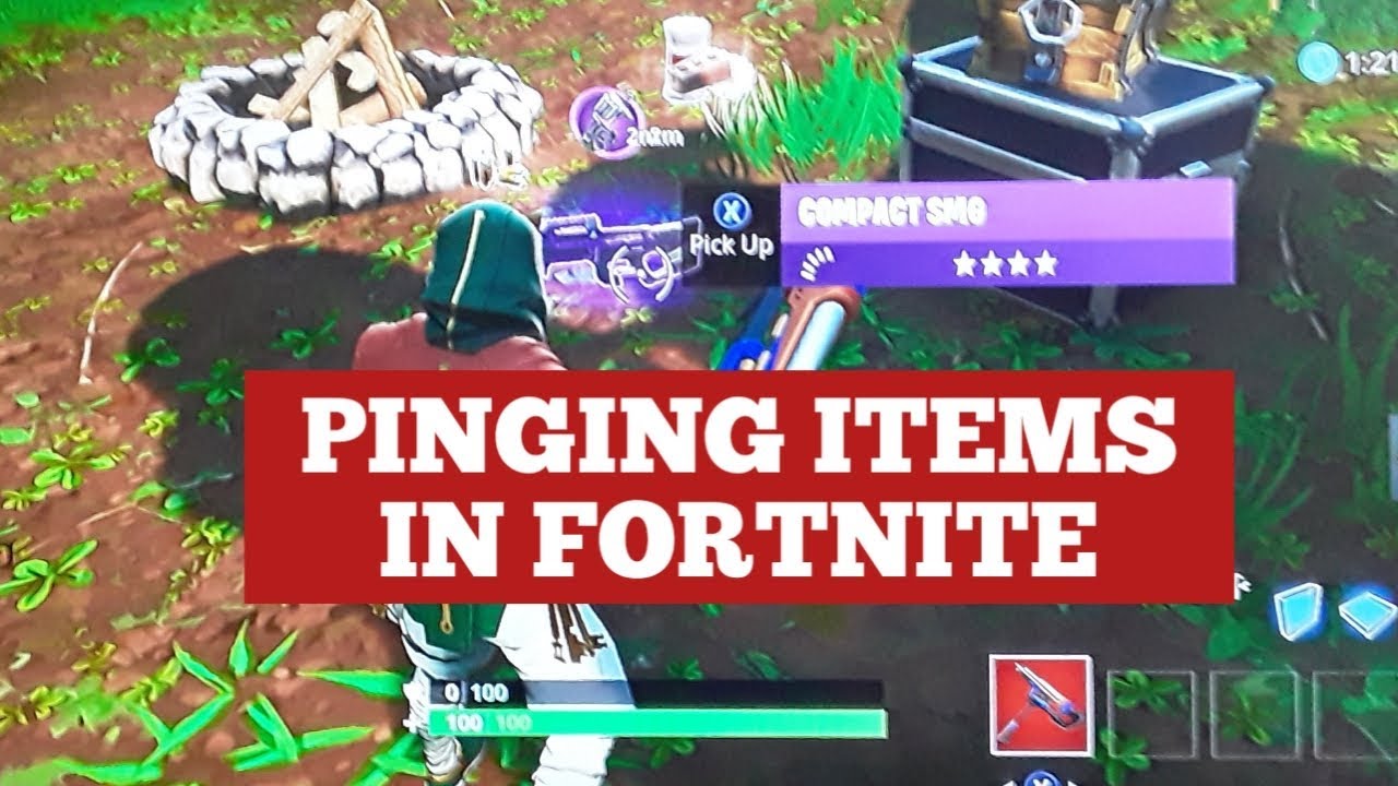 How to Ping items in fortnite - YouTube
