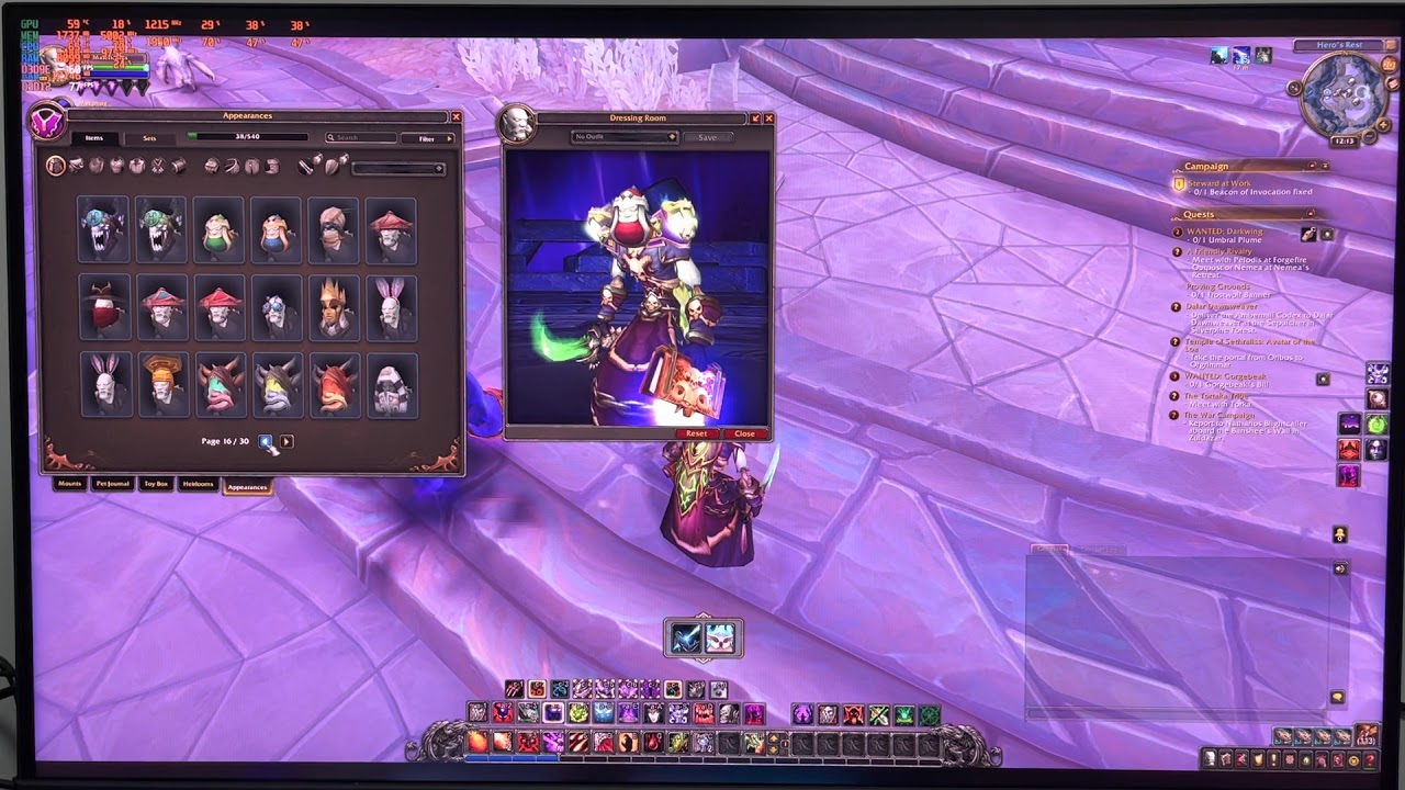 Weird black screen glitch (WoW) - YouTube