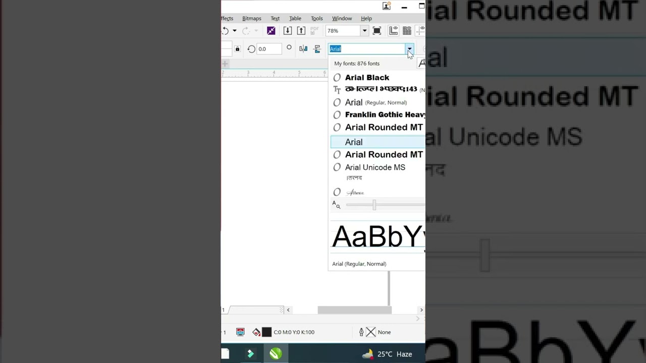 Corel Draw me Hindi Typing kaise kren || Corel draw hindi tyiping ...