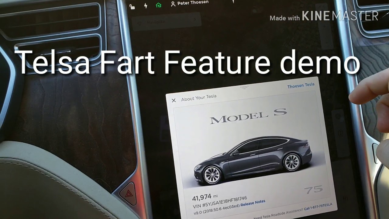 Tesla Fart feature demonstration - YouTube