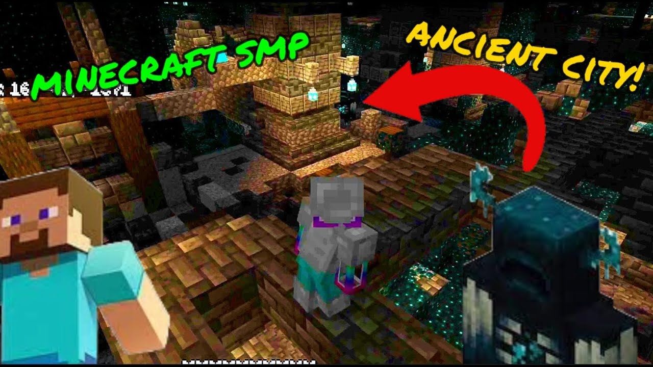 Day 2 Ancient City Adventure with a Noob! - Minecraft SMP Funny Moments ...