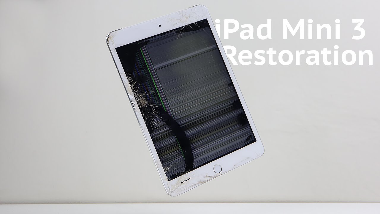 Destroyed iPad Mini 3 Gets Restored To Former Glory - YouTube