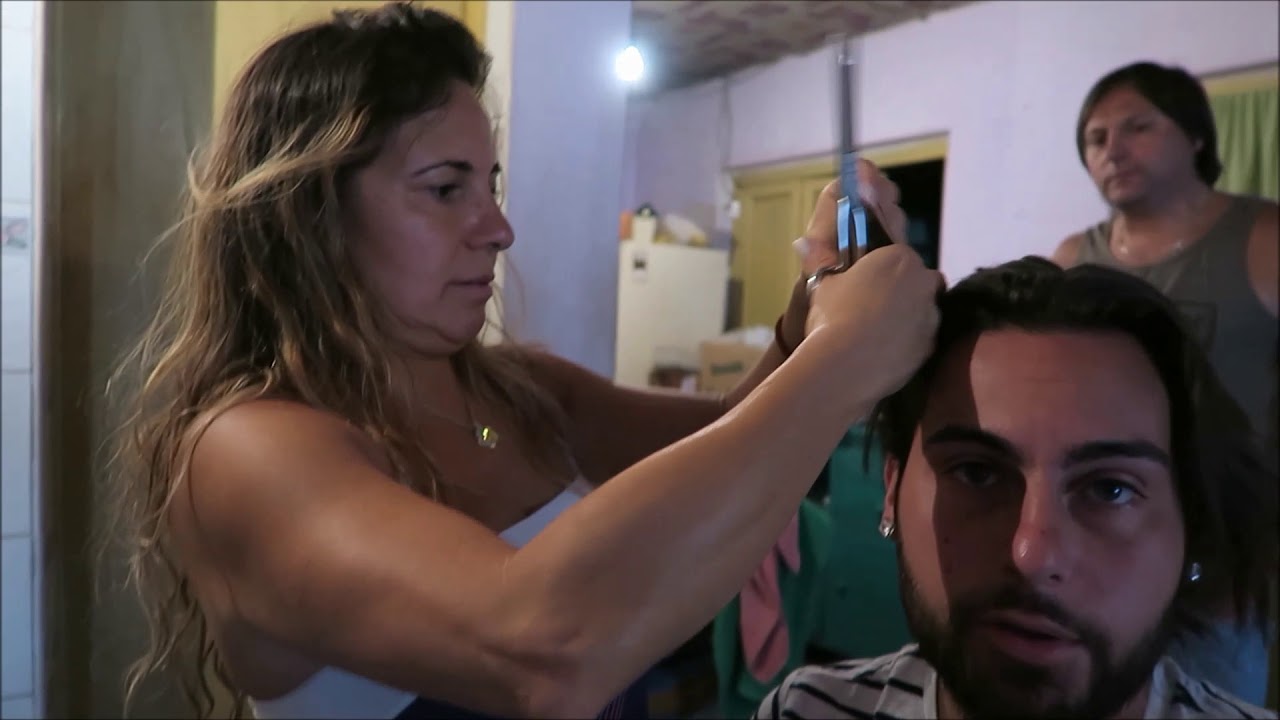 CUTTING MY MAN BUN OFF !!! MAN BUN WITH BEARD - YouTube