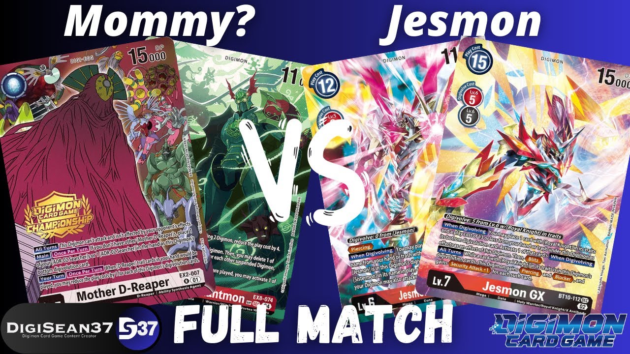 Mother ACE Control VS Jesmon | Digimon Card Game | Chain of Liberation ...