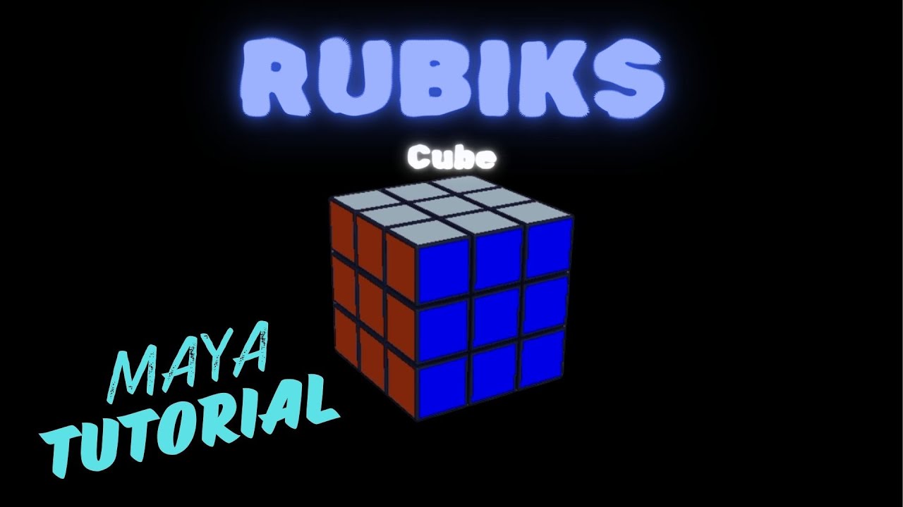 Rubik's Cube - Maya Tutorial - YouTube