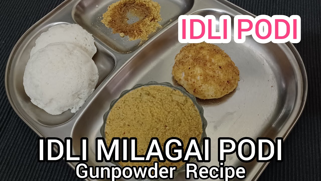 Spicy Idli milagai podi | Gun powder recipe | Sesame Idli dosa podi ...