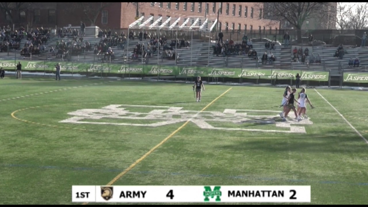 JSN - Manhattan WLAX Highlights vs Army (2.18.17) - YouTube