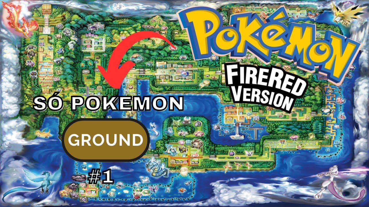 Pokemon Fire Red só com pokemon do tipo GROUND #1 - YouTube
