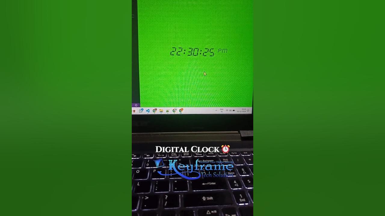 Digital Clock | HTML CSS & JavaScript - YouTube