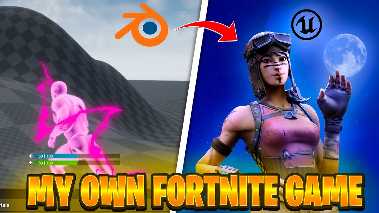 MAKING my OWN FORTNITE GAME in UE4!!! (Part1/?) - YouTube