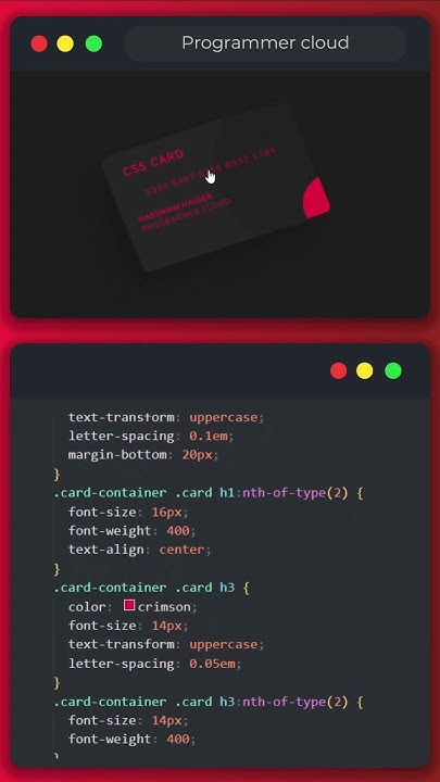 Pure Css Card Design Business Card Using Html Css Shorts Youtube