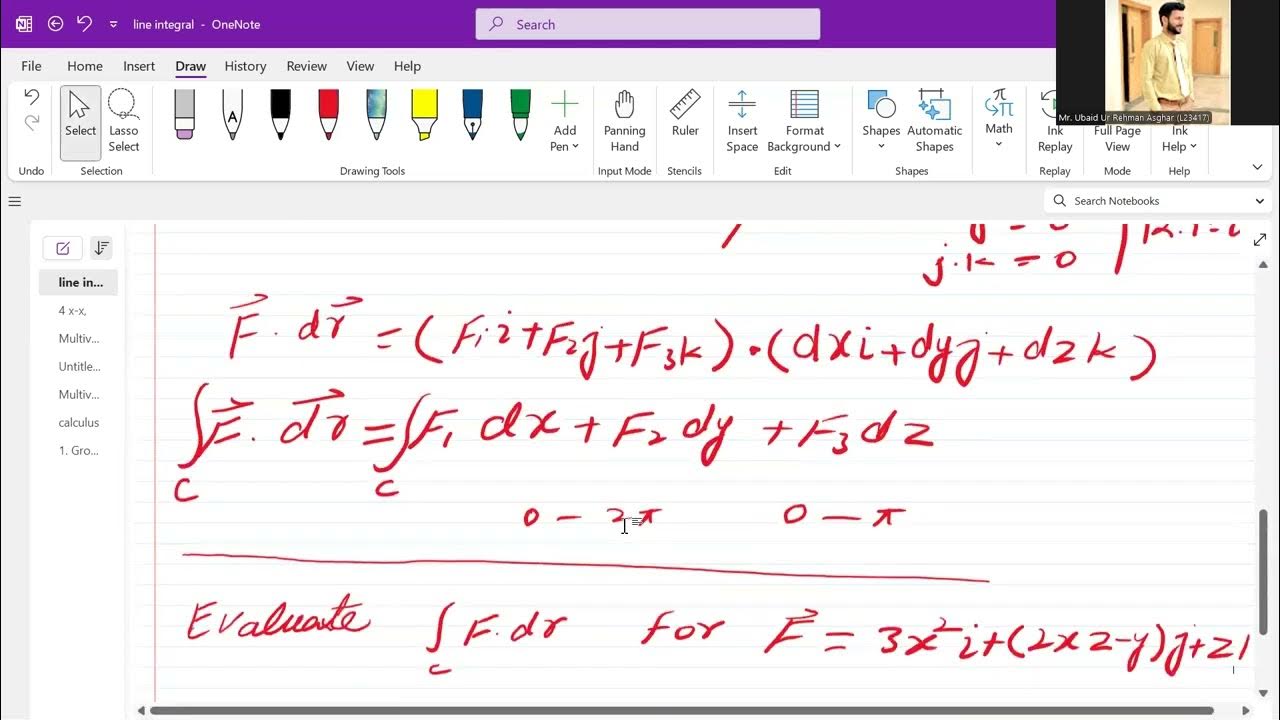 VECTOR INTEGRAL | VECTOR CALCULUS | Multivariable Calculus | Line ...
