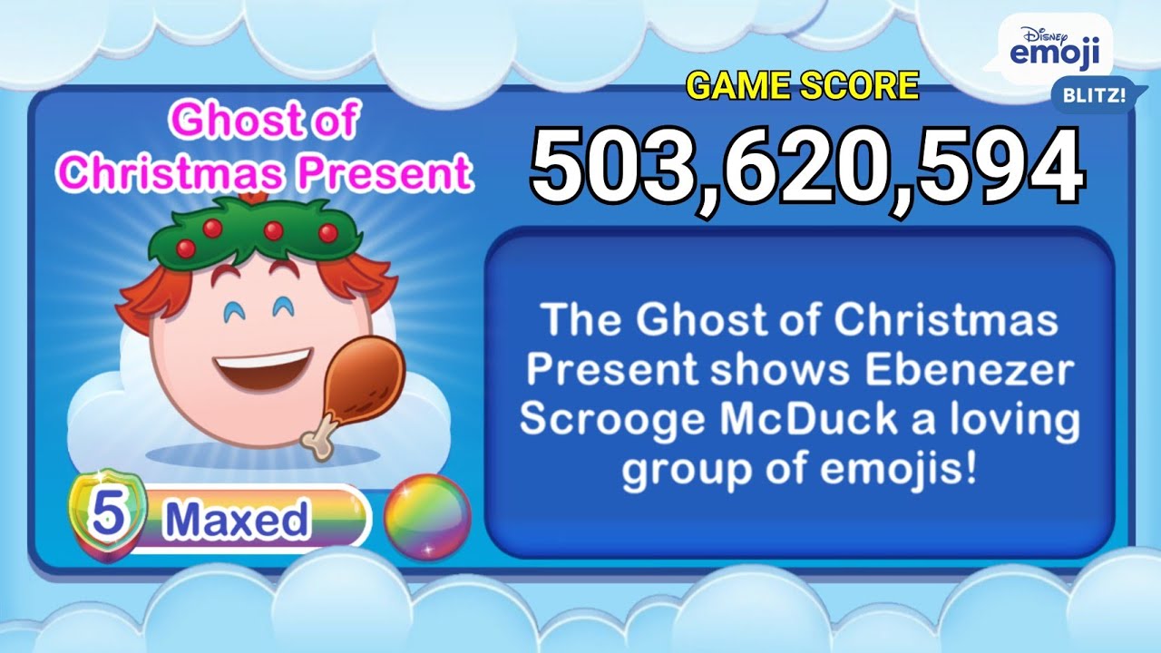 Disney Emoji Blitz GHOST OF CHRISTMAS PRESENT (L5) - Christmas Carol ...