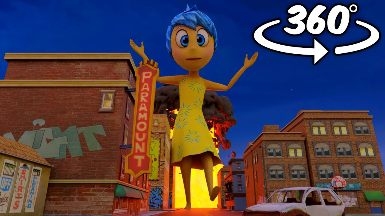 Giant Joy APPEARS In The City (Inside Out) - 360º/VR - YouTube
