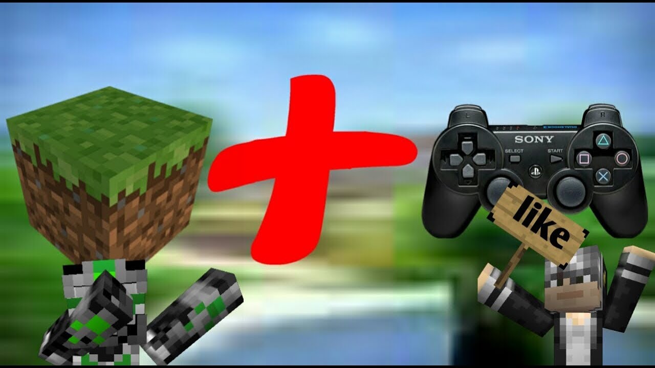 como jogar minecraft com controle de ps2 e outros - YouTube