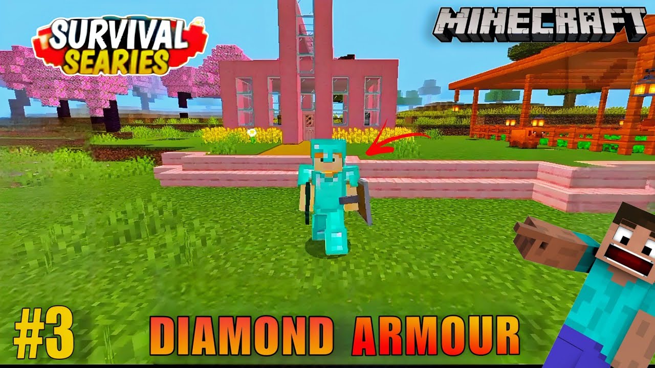 Finally I Made Full Diamond Armour And Tools😱😱||[Minecraft Survival ...
