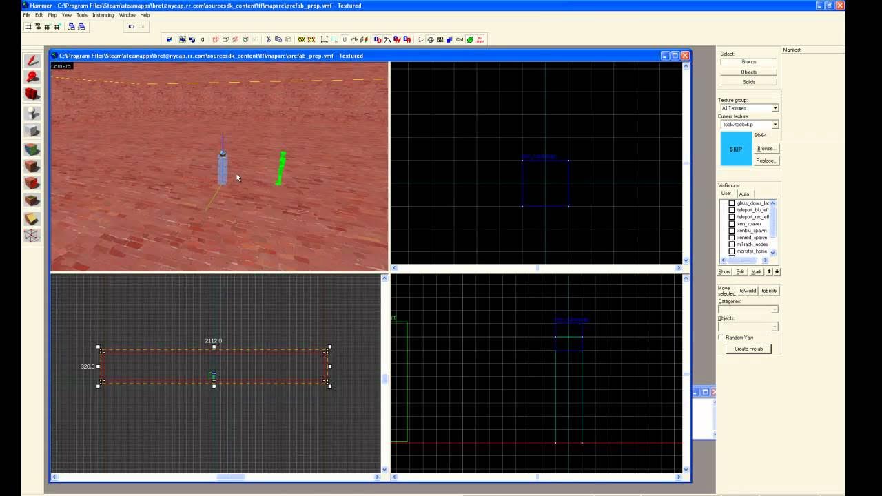Hammer Time! - Source SDK Tutorial - Prefabs with cubemaps - YouTube