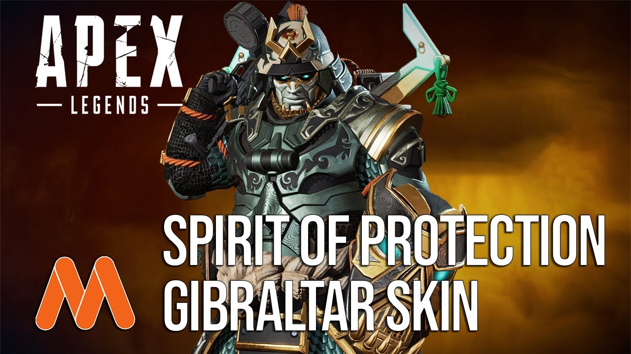 Spirit of Protection Gibraltar Skin Preview | Apex Legends - YouTube