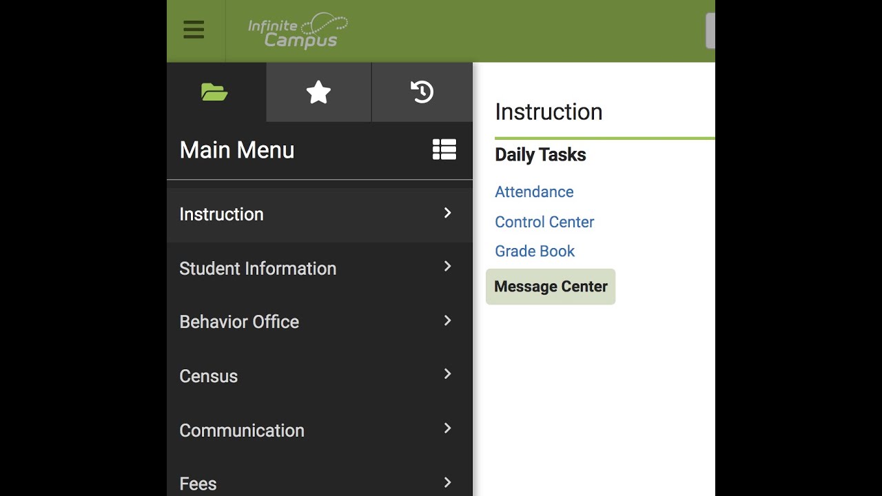 Creating an Infinite Campus Message - YouTube