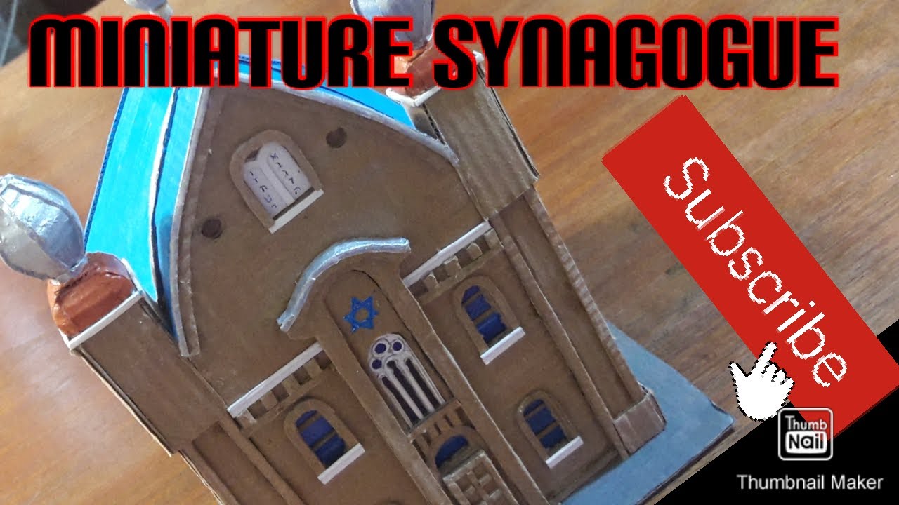 synagogue in Frankfurt,Germany, Diy -How to make synagogue with ...