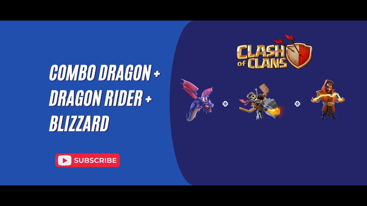 Combo Kadal Kayu + Blizzard #COC #clashofclans #blizard - YouTube