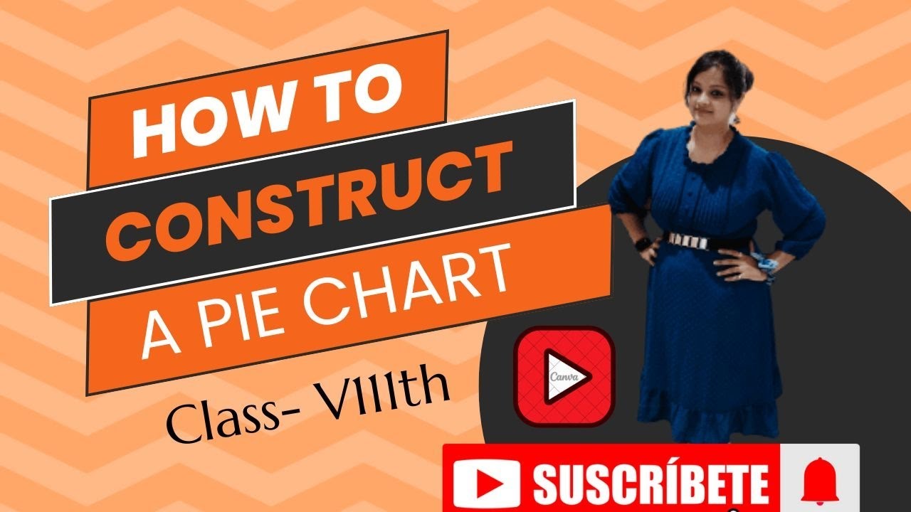 CONSTRUCTION OF PIE CHART #piechart #Vlllth class Drawn a Pie Chart ...