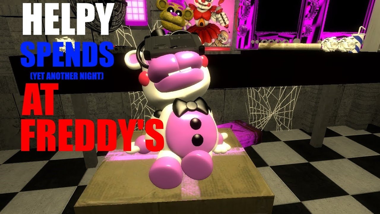 Helpy Spends (yet another night) At Freddy's - YouTube
