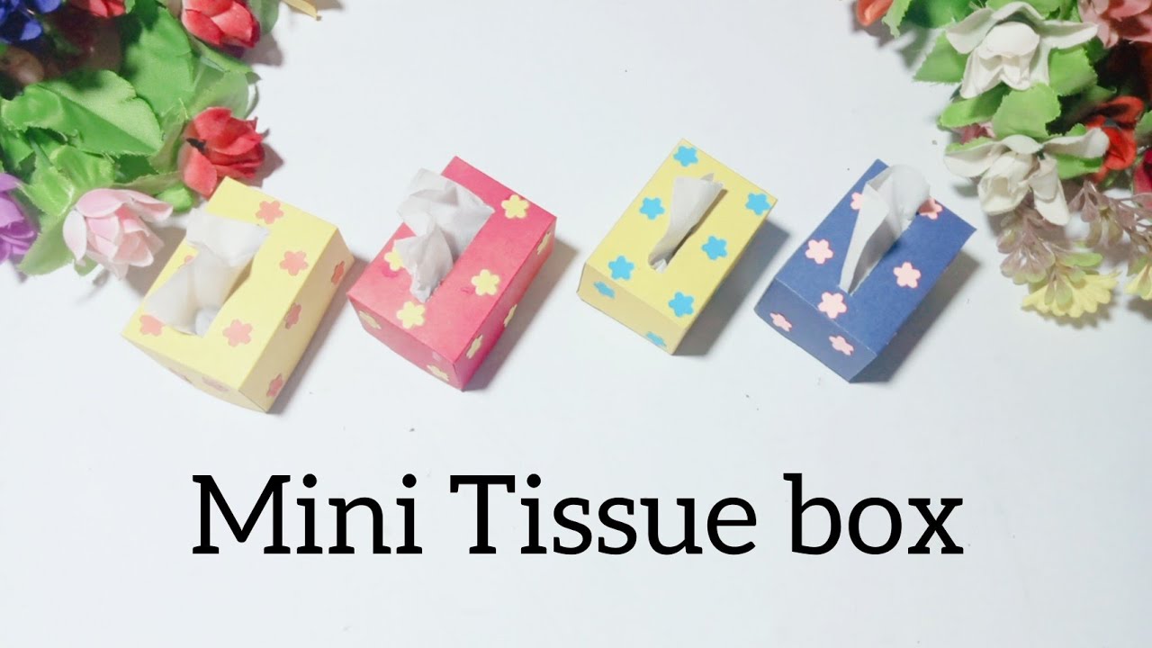 How to make tissue box at home ¶ Handmade Mini Tissue box ¶ Full ...