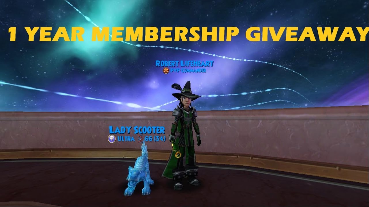Wizard101: 1 YEAR MEMBERSHIP GIVEAWAY!!!! - YouTube