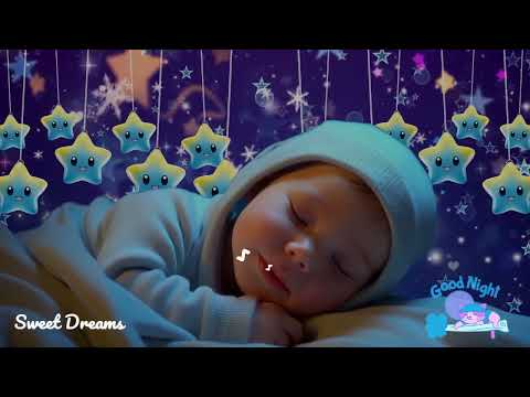 Baby Sleep Music🌙Baby Drift Into Deep Sleep Fast💫Beat Insomnia Fast🎶Mozart & Brahms Lullabies