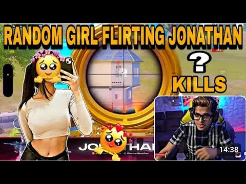 Jonathan flirting with random girl | Jonathan gaming #bgmi - YouTube