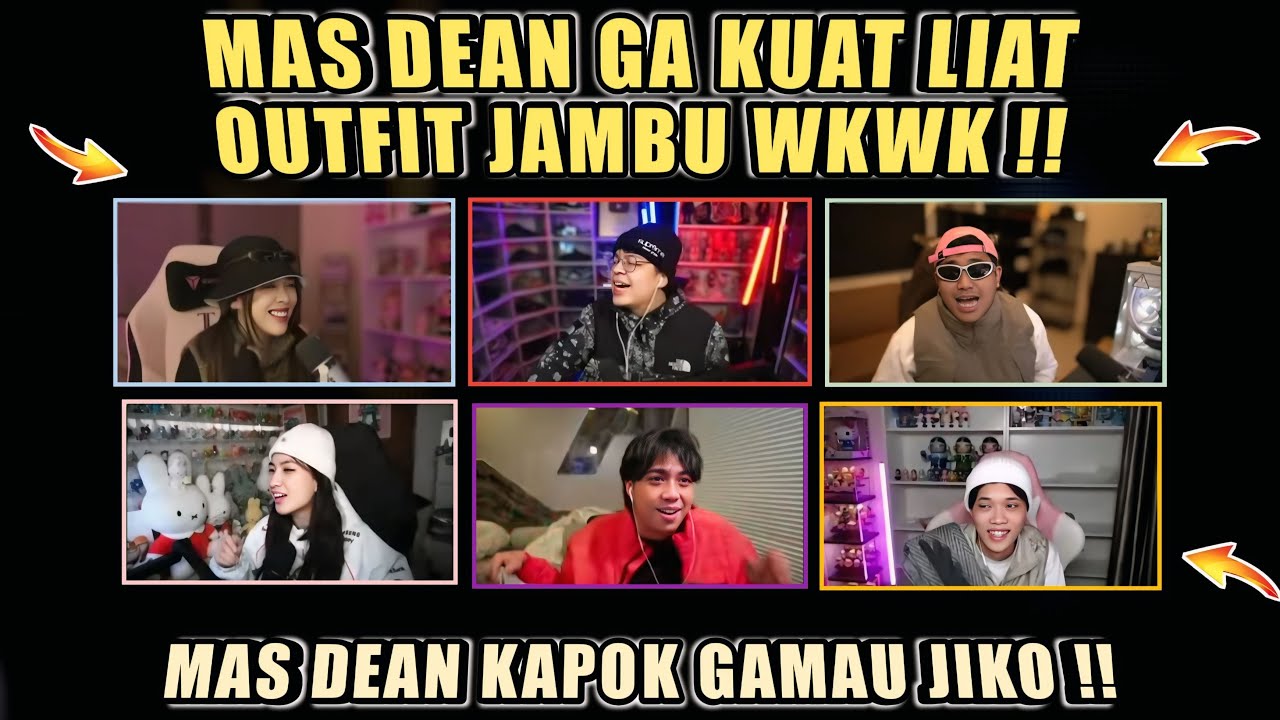 MAS DEAN Ga Kuat Liat Outfit JAMBU WKWK MAS DEAN Kapok Gamau Jiko DC ...