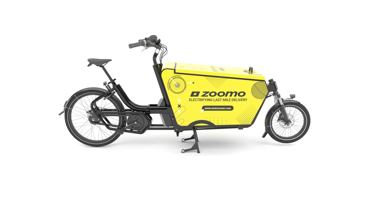 Zoomo Cargo bike 3D model - YouTube