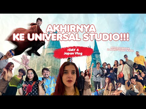 ayang happy dan kita kalap semua di universal!!! seru bgt liat hoghwarts - vlog amatir japan part 4
