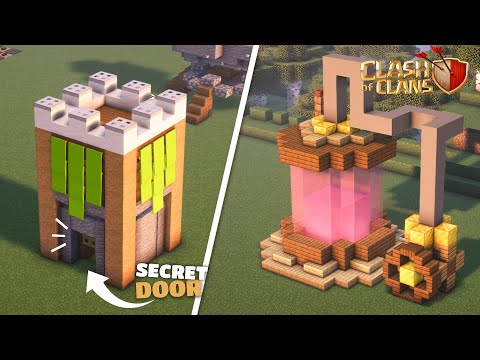 5 Clash of Clan building but in Minecraft | TUTORIAL | JMOX BUILD⛏️