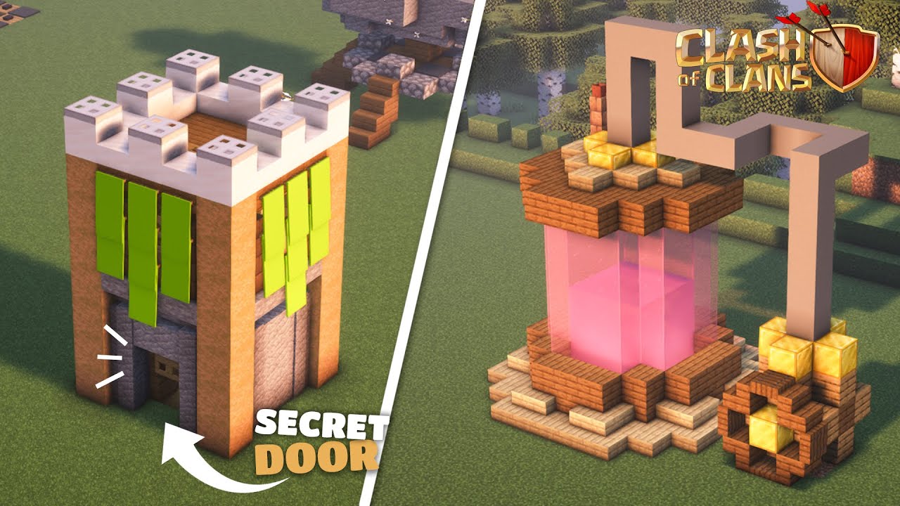 Clash Of Clans Minecraft Minecraft Clash Of Clans Town Hall Upgrade!