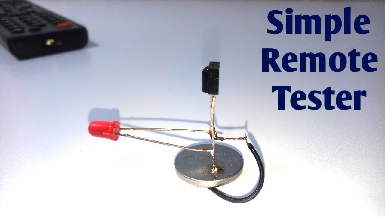 How to Make a Simple Remote Tester - IR Remote Tester - YouTube