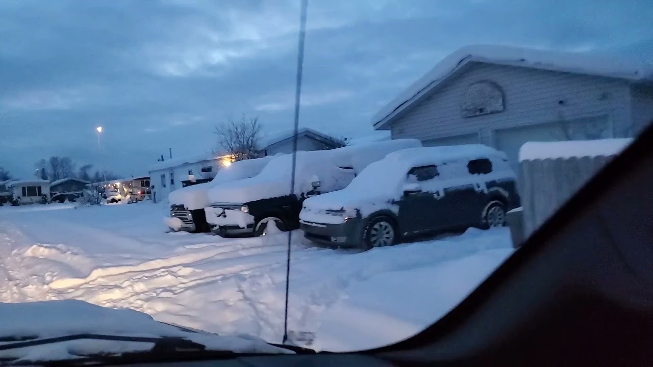 Snowing Hard at Alberta Canada 🇨🇦 @mercury1965NS - YouTube