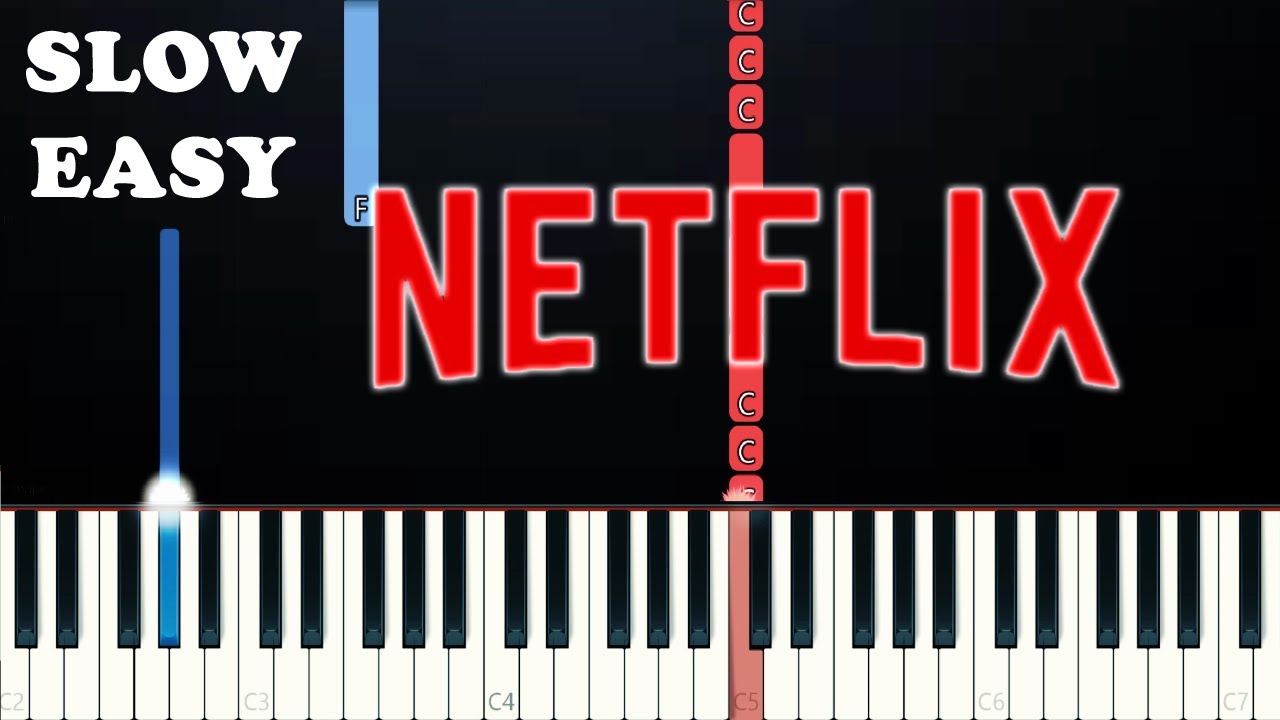Hans Zimmer - Netflix Theme (SLOW EASY PIANO TUTORIAL) - YouTube
