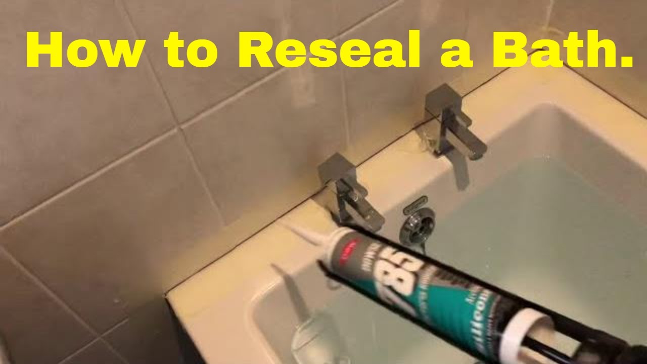 Resealing a bathtub store