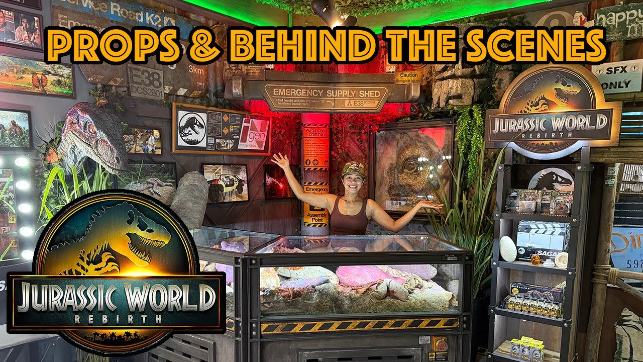 Jurassic World Rebirth How I Went Behind The Scenes and Saved The Props ...