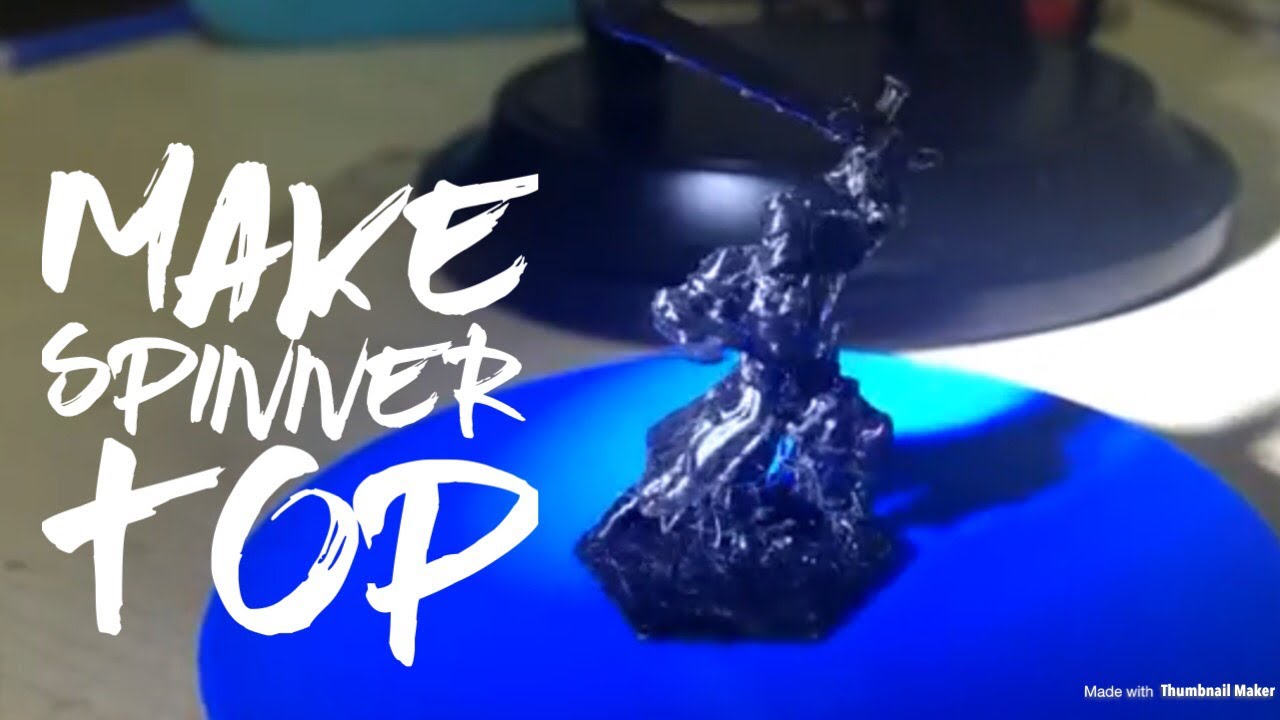 How to make a Spinning table from fidget spinner. - YouTube