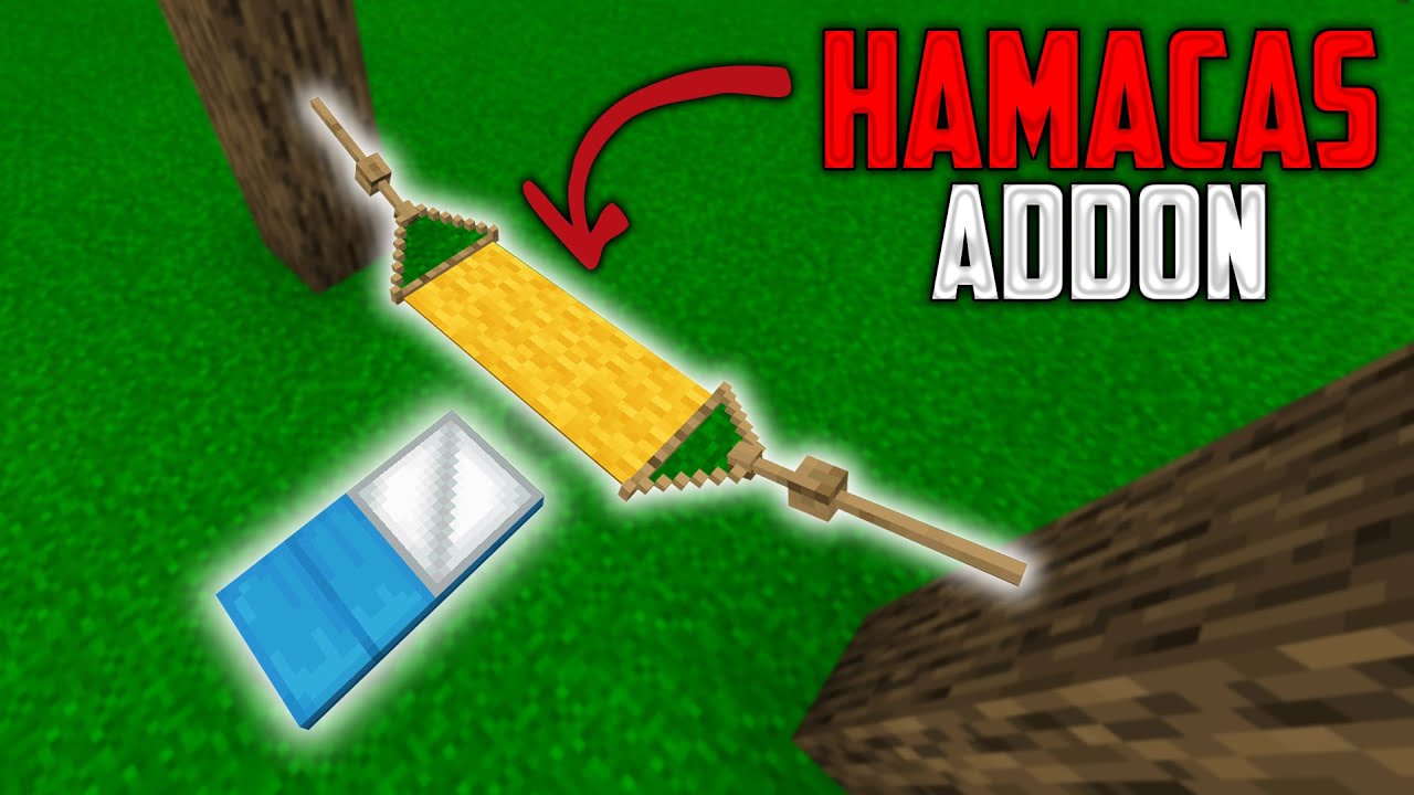 👉 HAMACAS Y SACOS de dormir para Minecraft PE | Bedrock - YouTube