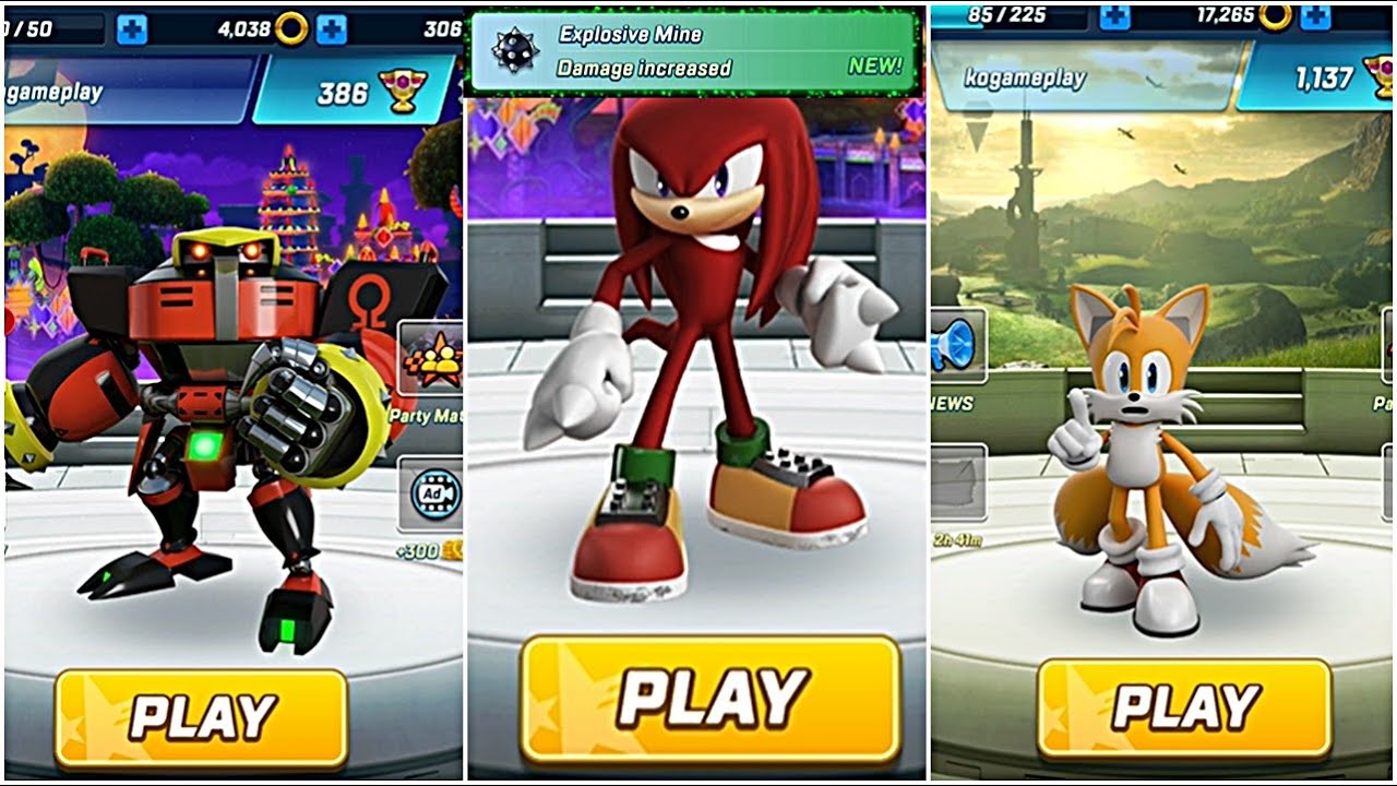 Sonic Knucles Vs Sonic Tails/Omega - New update Knuckles - Versus Mode ...
